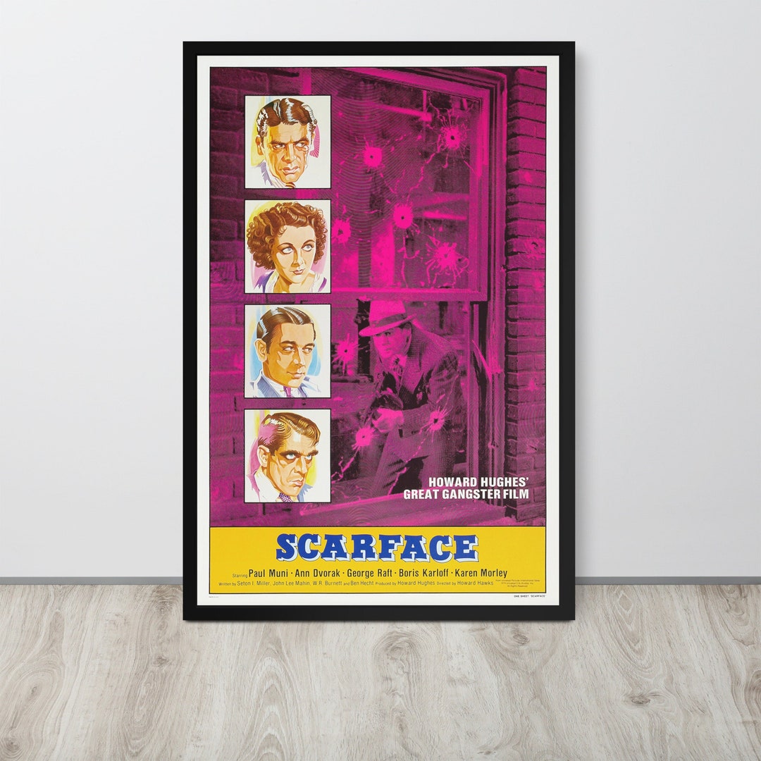 Scarface (1932) Vintage Movie Poster - Etsy