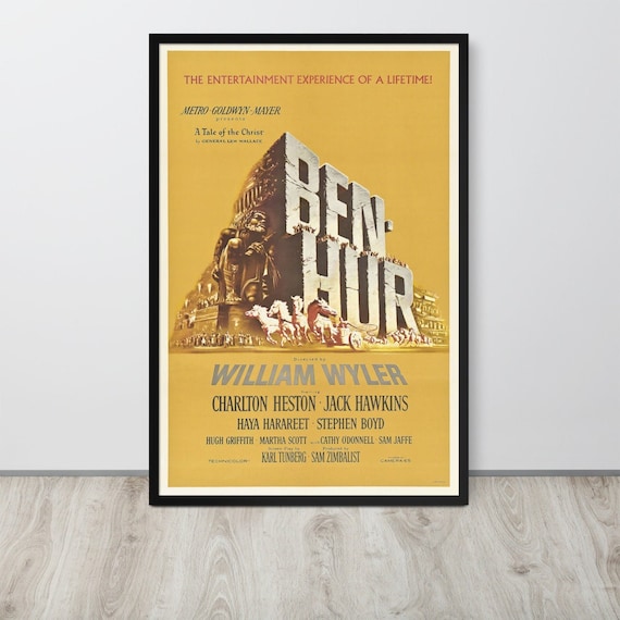 Ben-hur 1959 Vintage Movie Poster - Etsy