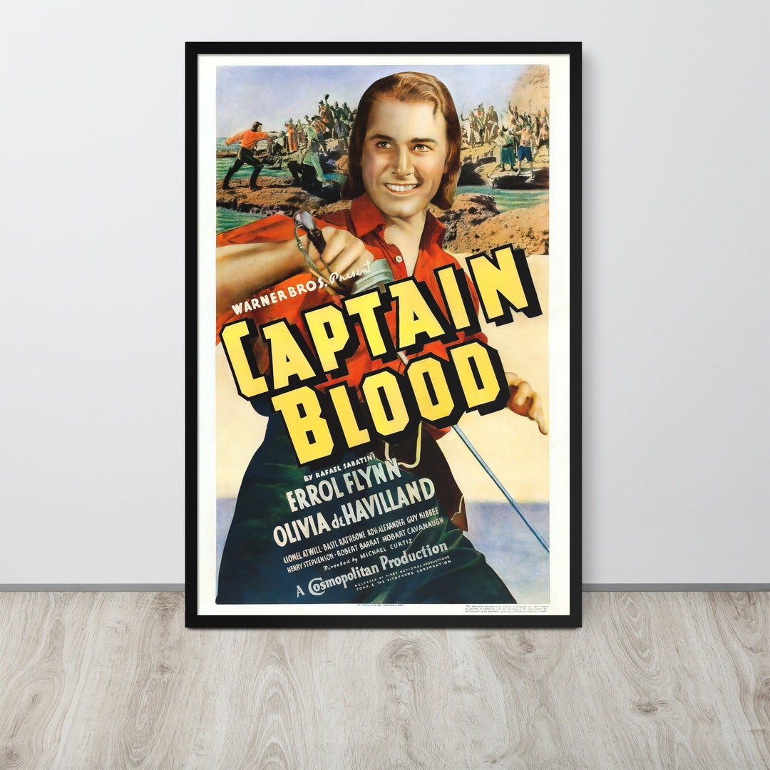 Captain Blood (1935) Vintage Movie Poster - Etsy