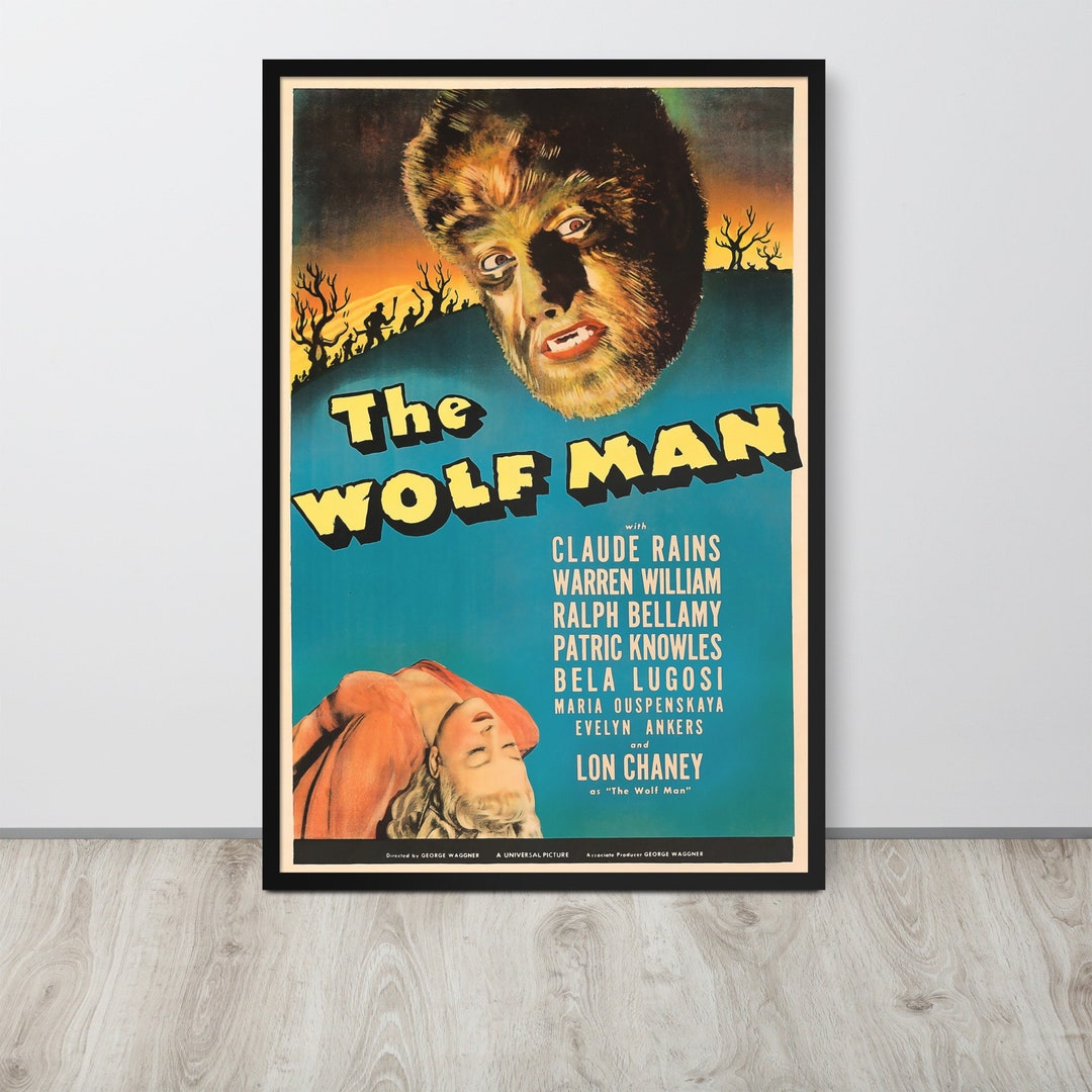 The Wolf Man (1941) Vintage Movie Poster - Etsy