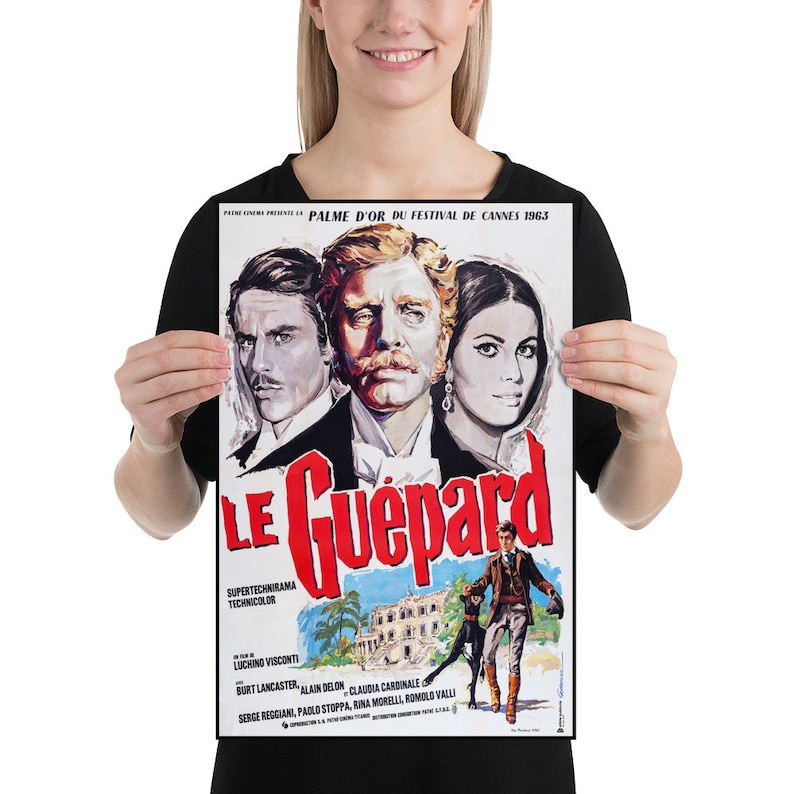 The Leopard 1963 Vintage Movie Poster - Etsy