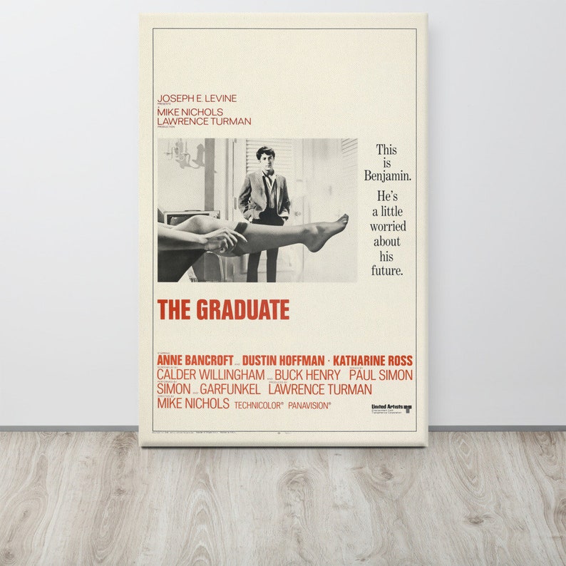 The Graduate (1967) Vintage Movie Poster - Etsy
