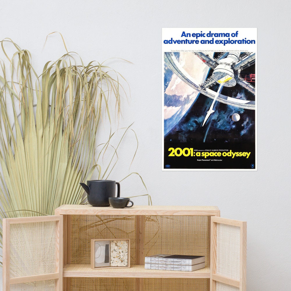 2001: A Space Odyssey 1968 Vintage Movie Poster - Etsy