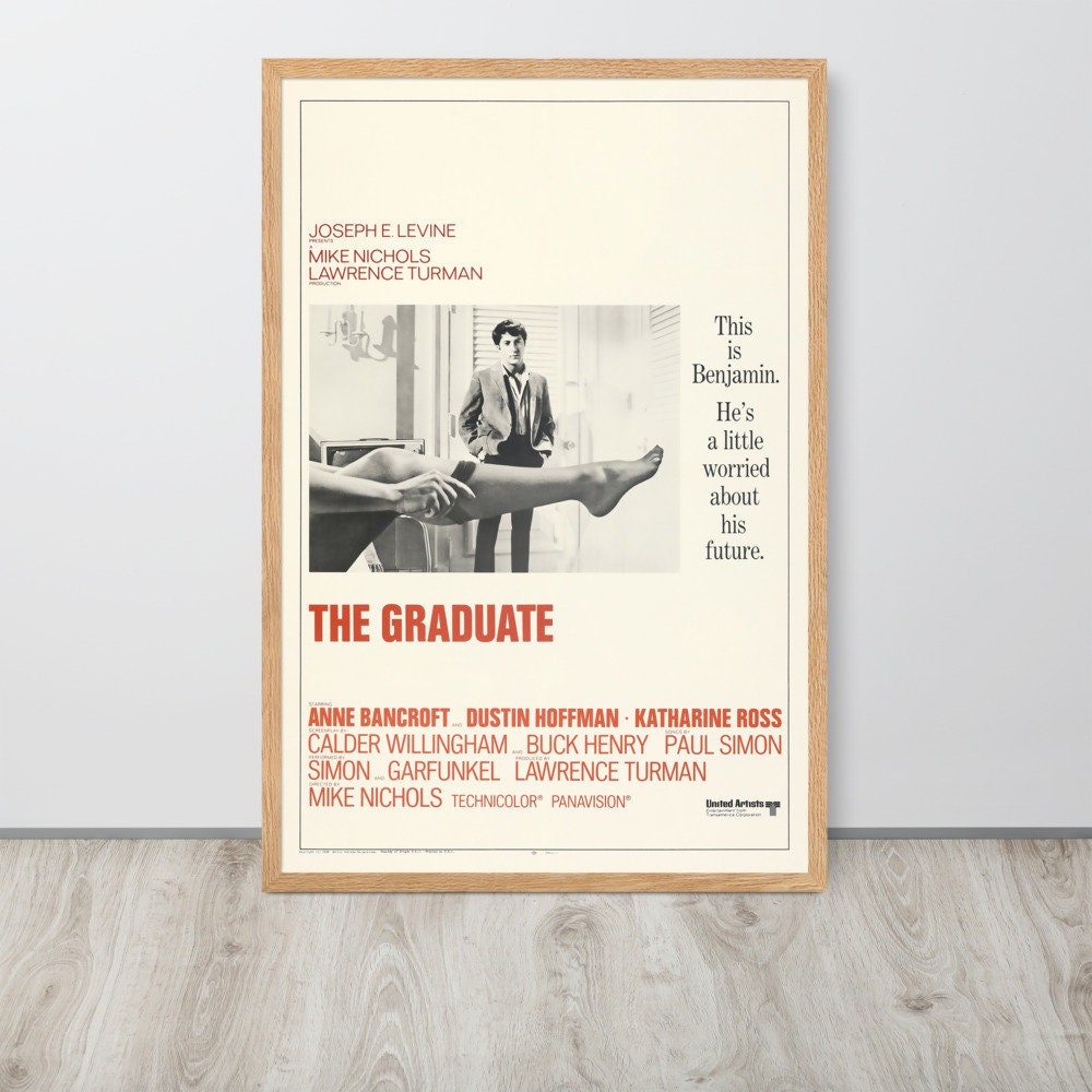 The Graduate 1967 Vintage Movie Poster - Etsy
