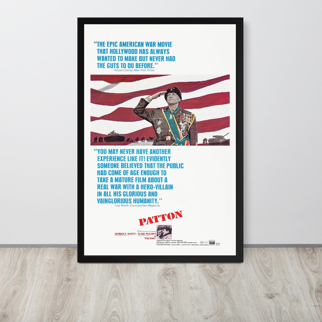 Patton (1970) Vintage Movie Poster - Etsy