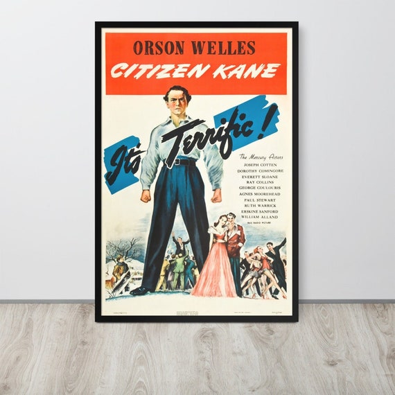 Citizen Kane 1941 Vintage Movie Poster - Etsy