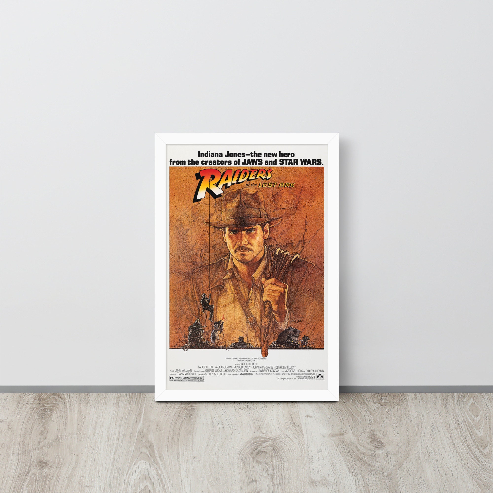 Raiders of the Lost Ark (1981) Vintage Movie Poster - Etsy