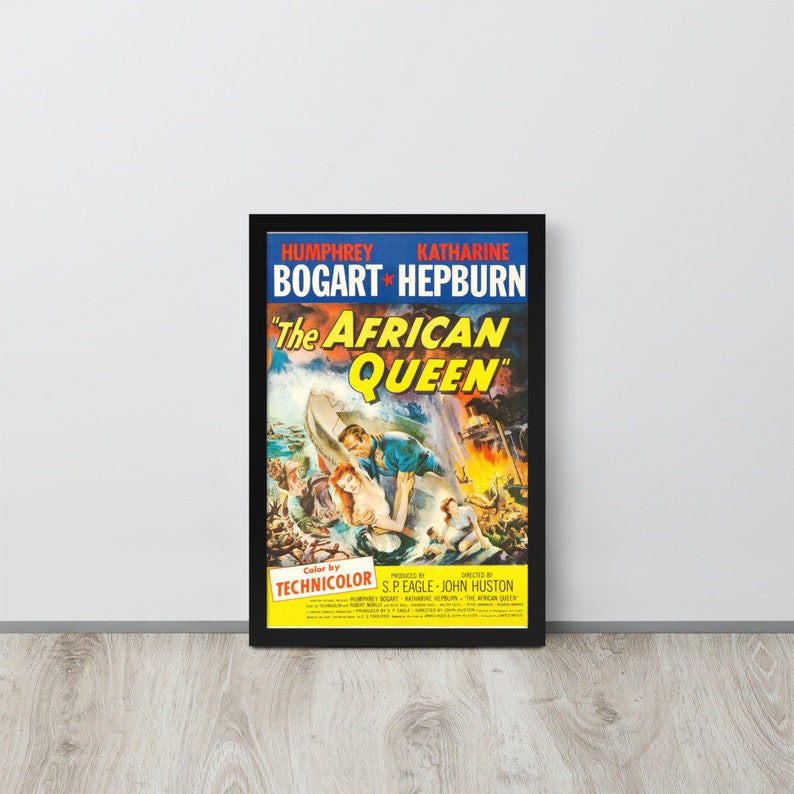 The African Queen 1951 Vintage Movie Poster - Etsy