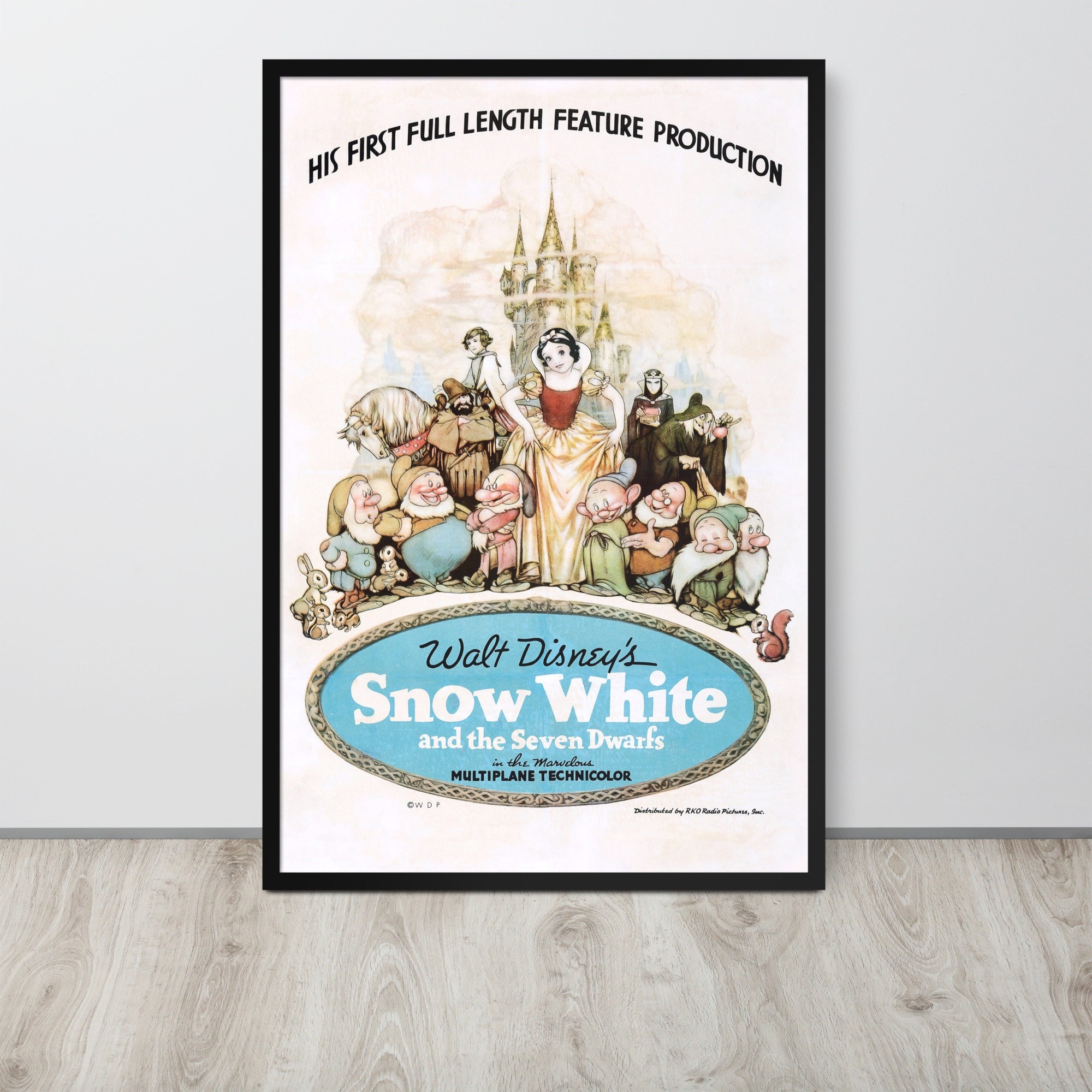 Snow White And The Seven Dwarfs Movie Poster 1937