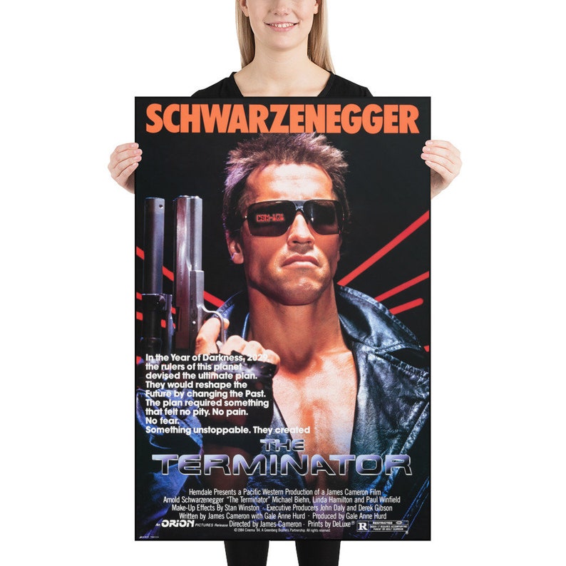 The Terminator 1984 Vintage Movie Poster - Etsy