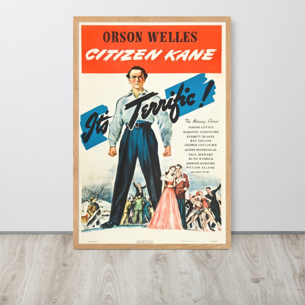 Citizen Kane 1941 Vintage Movie Poster - Etsy