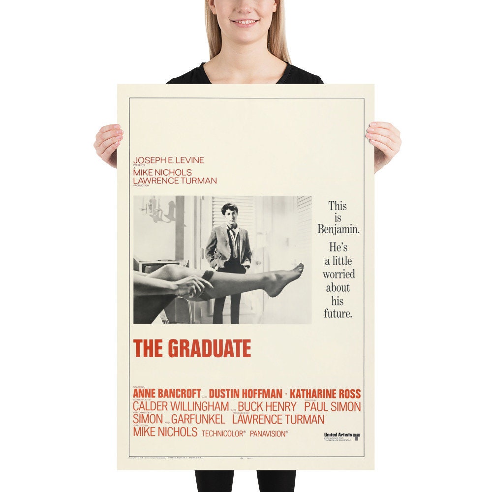 The Graduate (1967) Vintage Movie Poster - Etsy