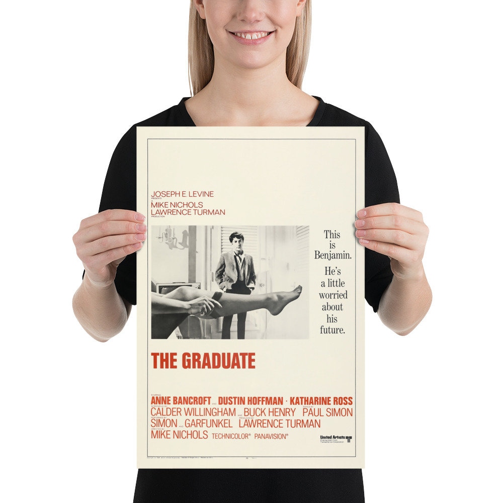 The Graduate (1967) Vintage Movie Poster Designed & Sold By BoMiller