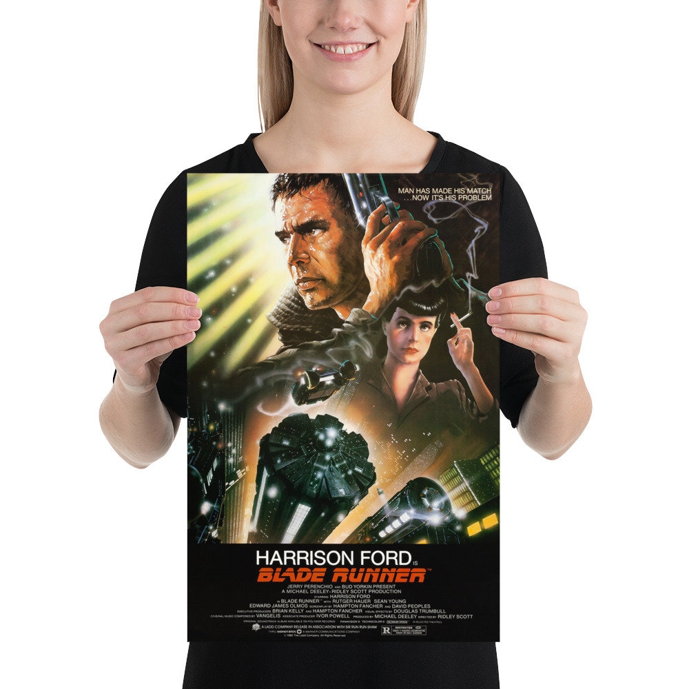 Blade Runner 1982 Vintage Movie Poster - Etsy