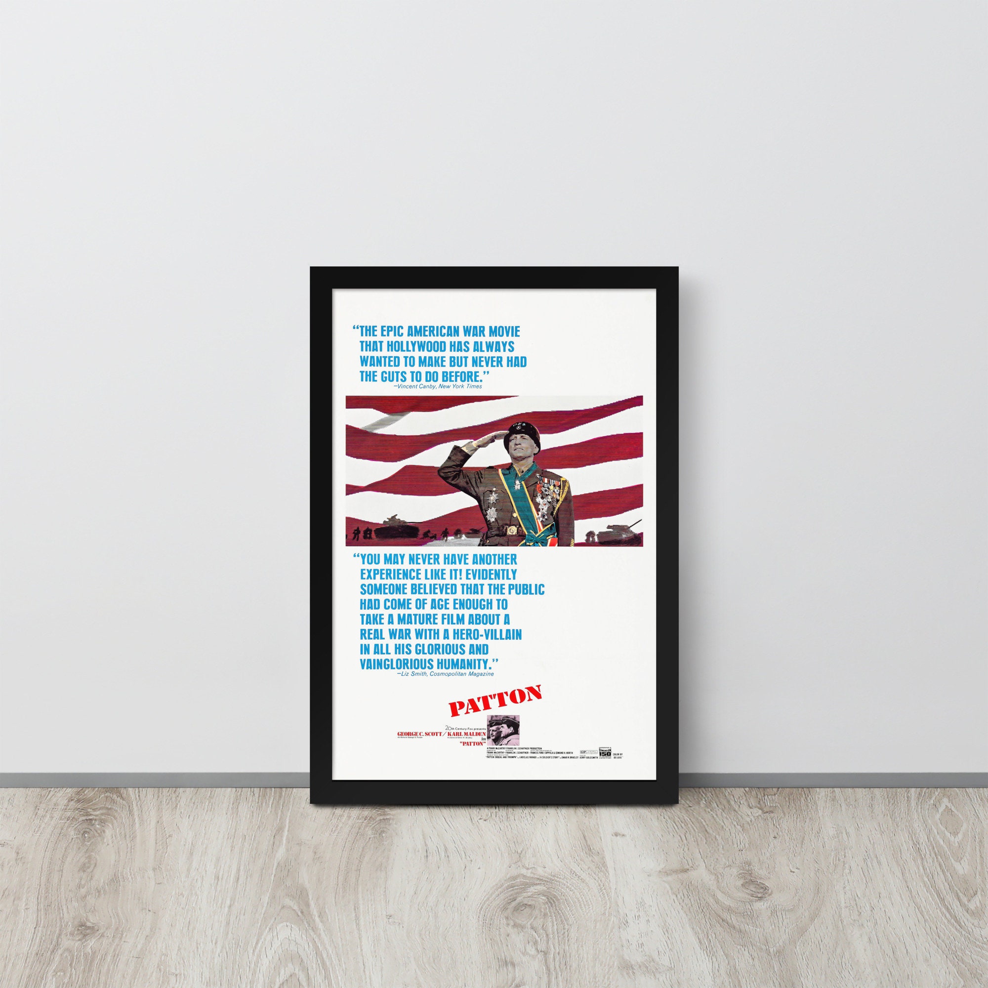 Patton (1970) Vintage Movie Poster - Etsy