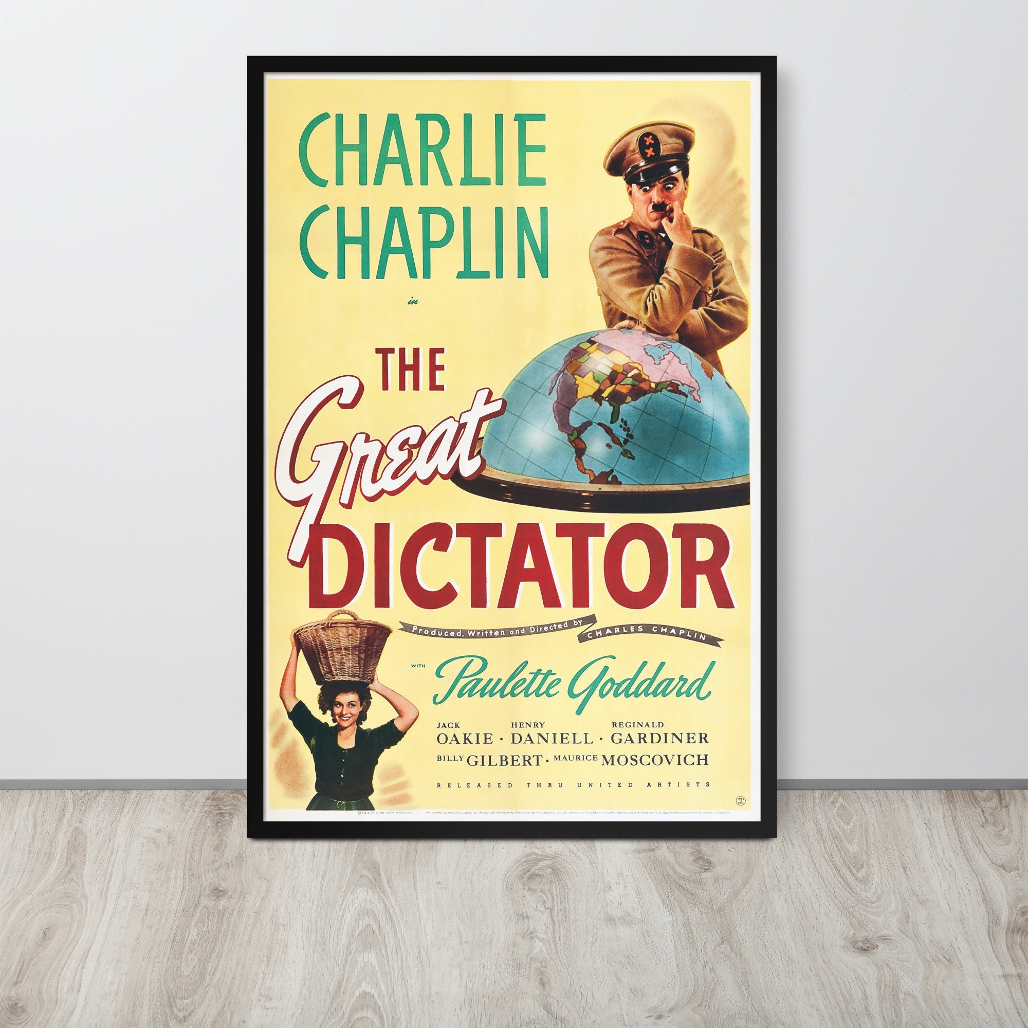 The Great Dictator 1940 Vintage Movie Poster - Etsy