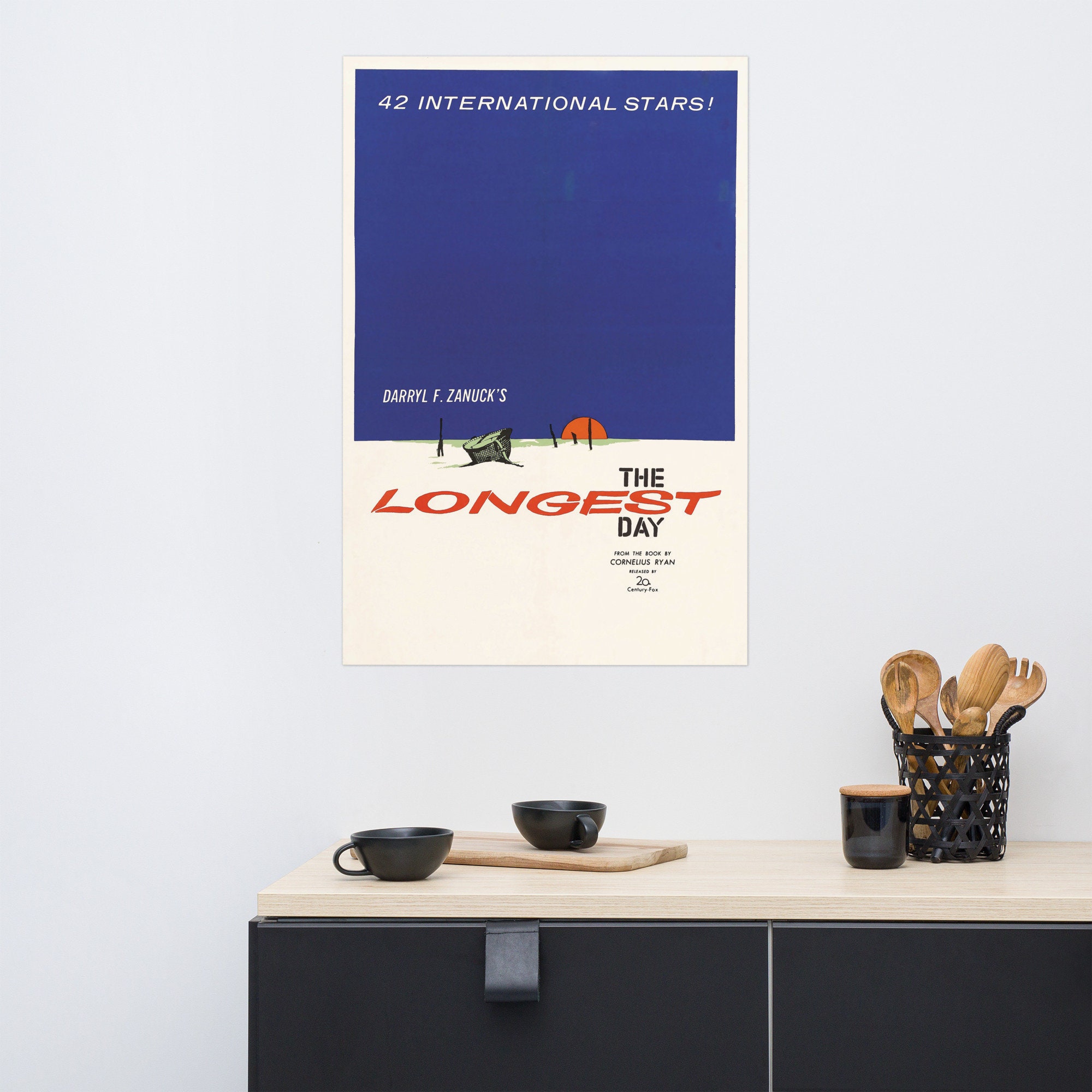 The Longest Day 1962 Vintage Movie Poster - Etsy