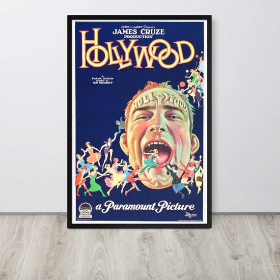 Hollywood 1923 Vintage Movie Poster - Etsy