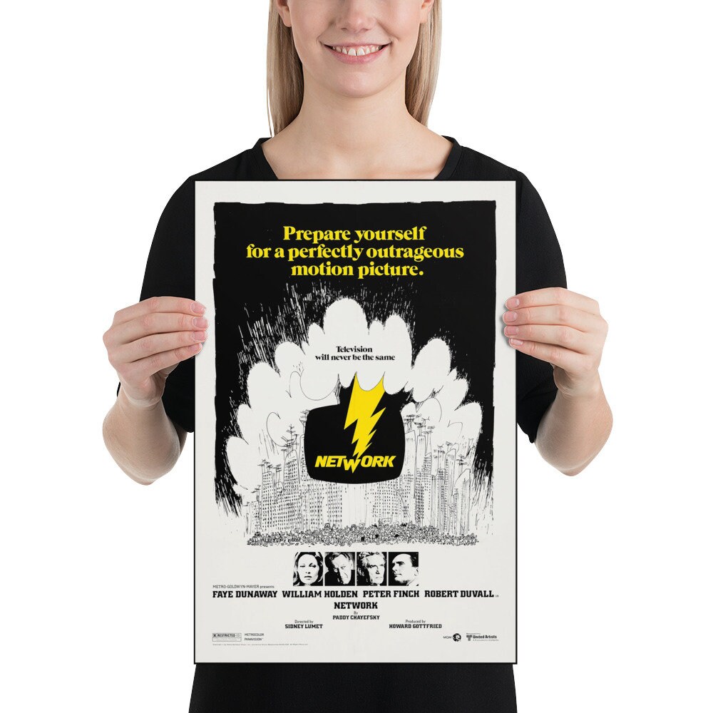 Network 1976 Vintage Movie Poster - Etsy