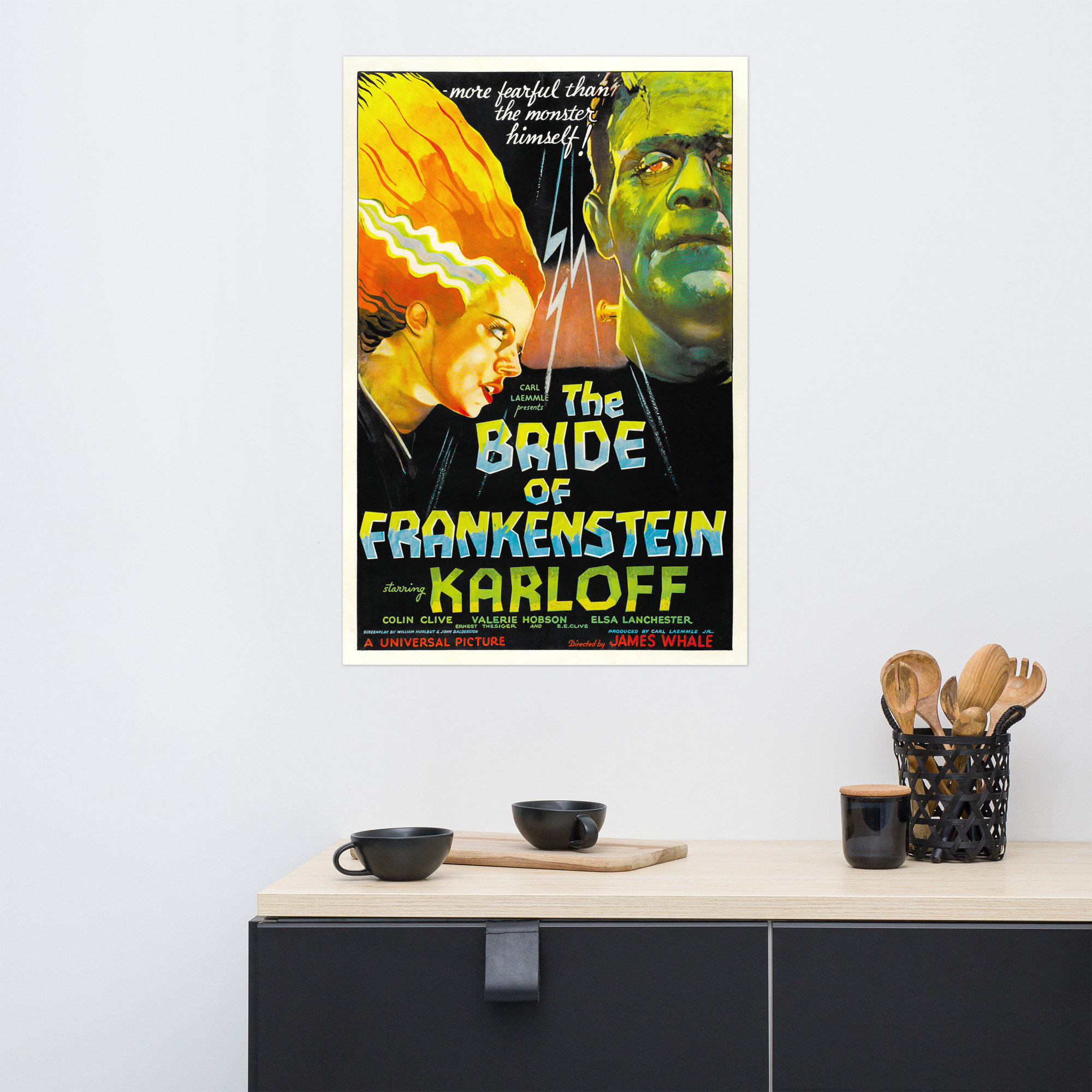 The Bride of Frankenstein (1935) Vintage Movie Poster - Etsy