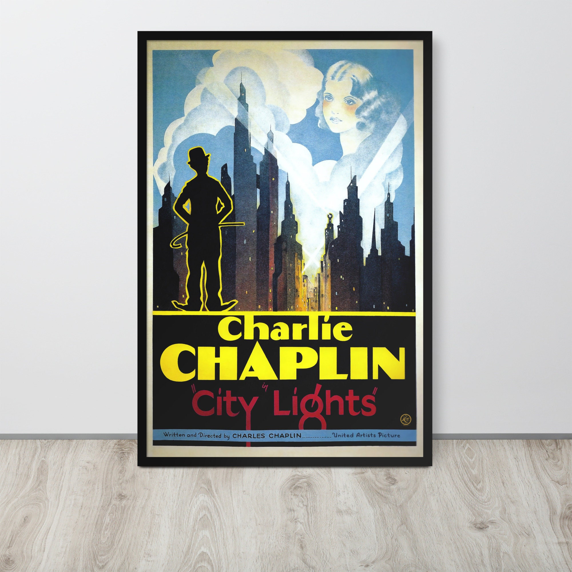 City Lights 1931 Vintage Movie Poster - Etsy