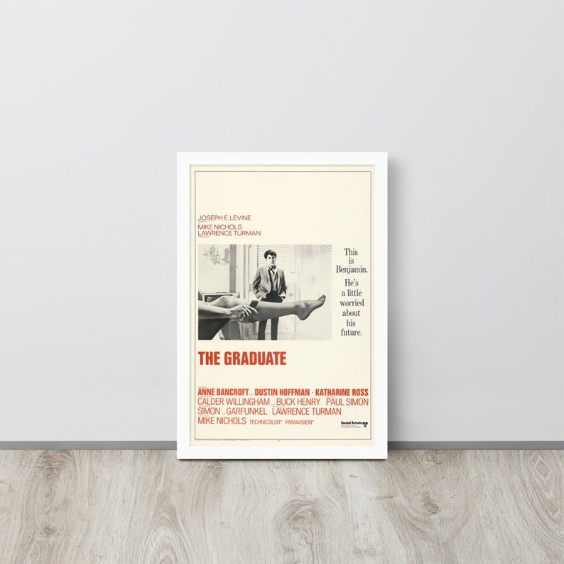 The Graduate (1967) Vintage Movie Poster - Etsy