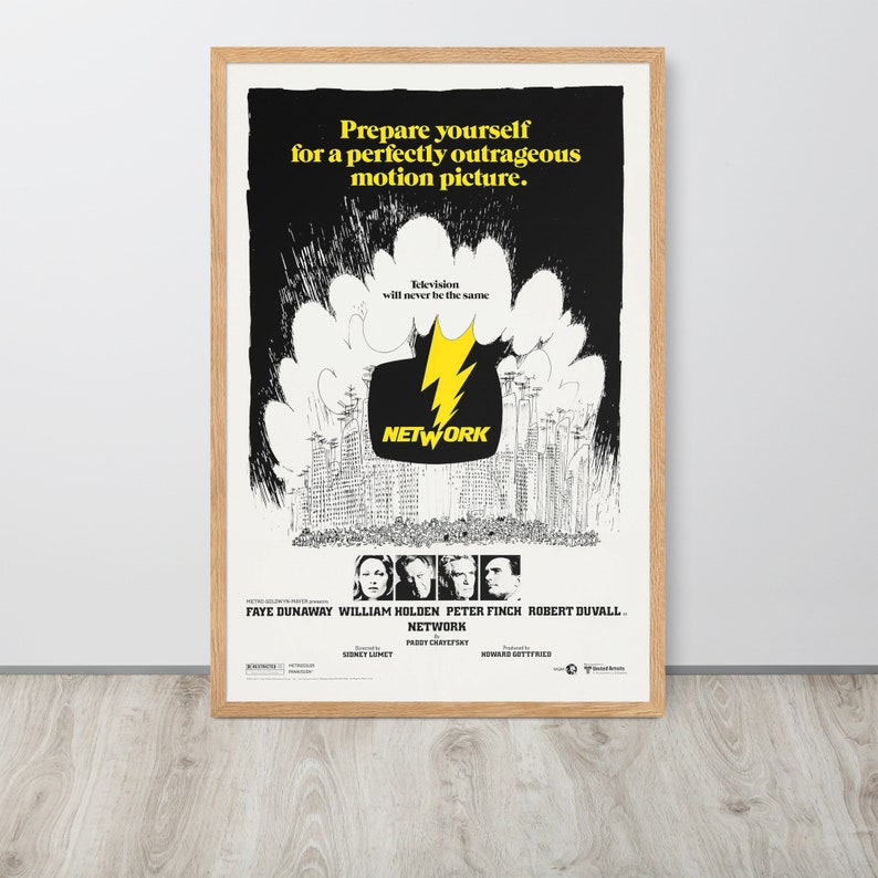 Network (1976) Vintage Movie Poster - Etsy