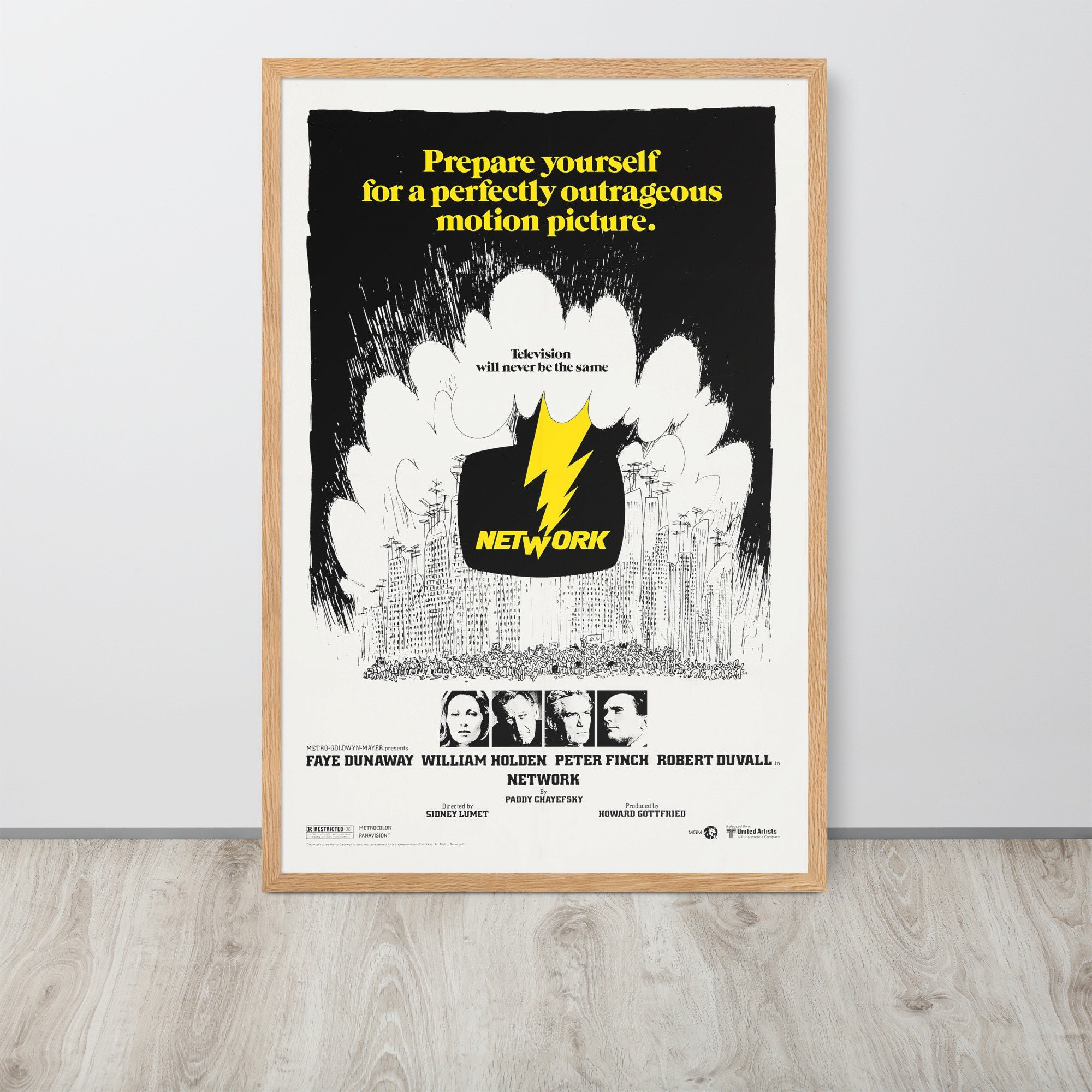 Network (1976) Vintage Movie Poster - Etsy