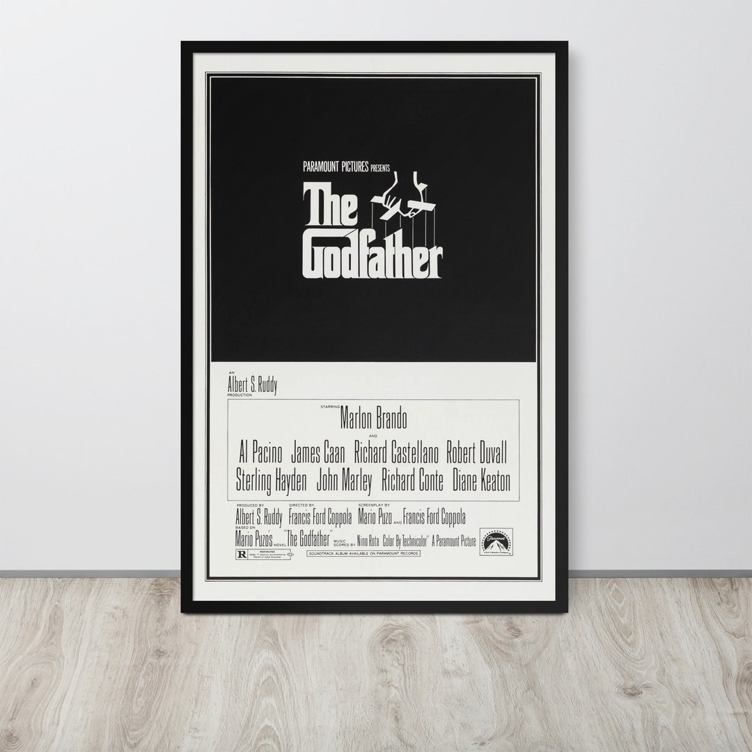 The Godfather (1972) Vintage Movie Poster - Etsy