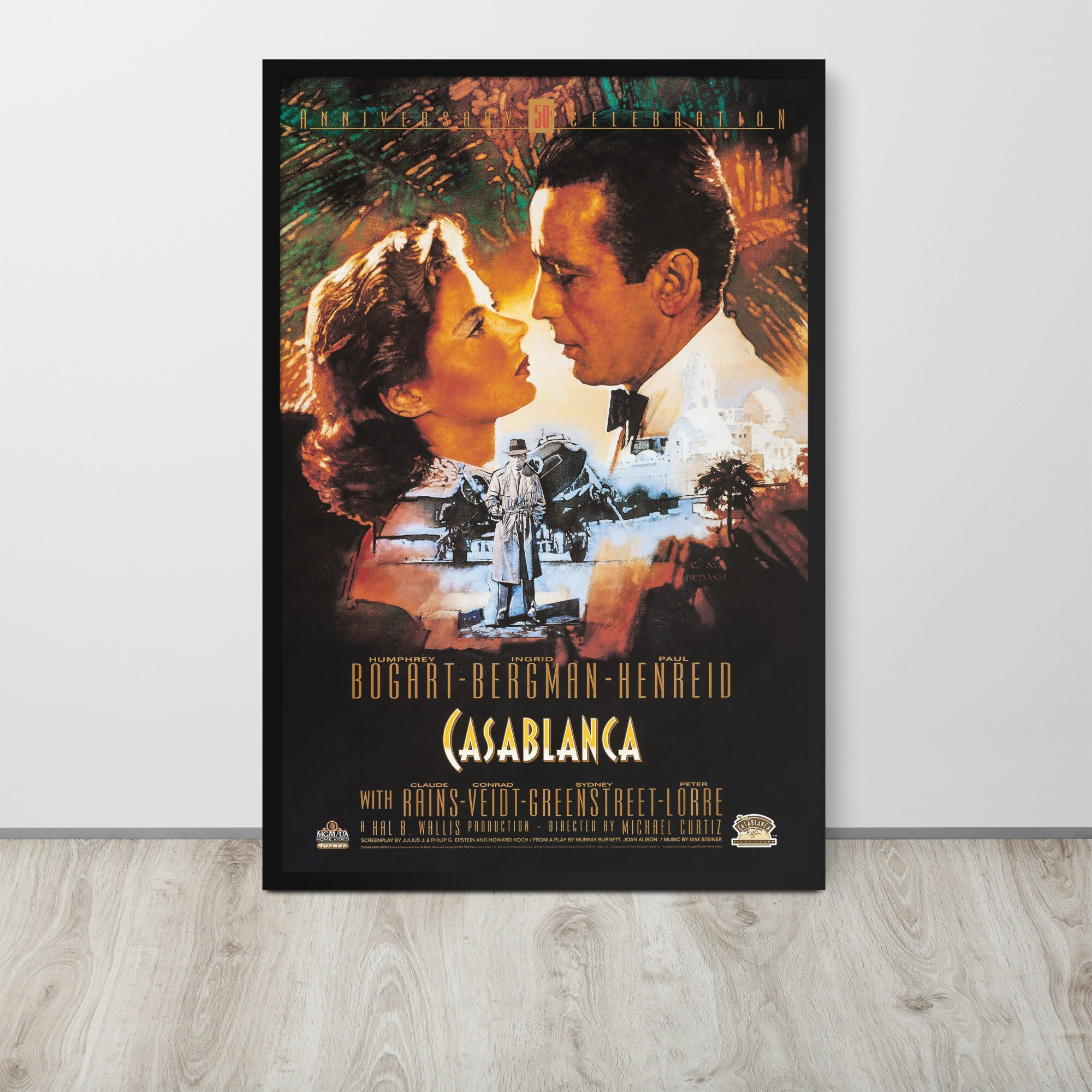 Casablanca (1942) Vintage Movie Poster - Etsy