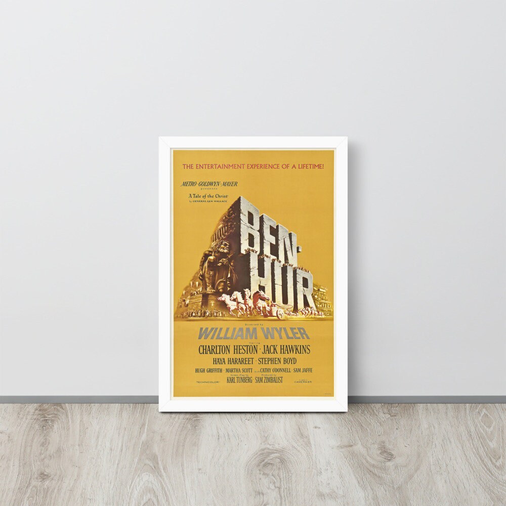 Ben-hur 1959 Vintage Movie Poster - Etsy