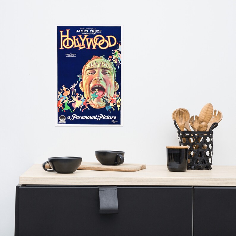 Hollywood 1923 Vintage Movie Poster - Etsy