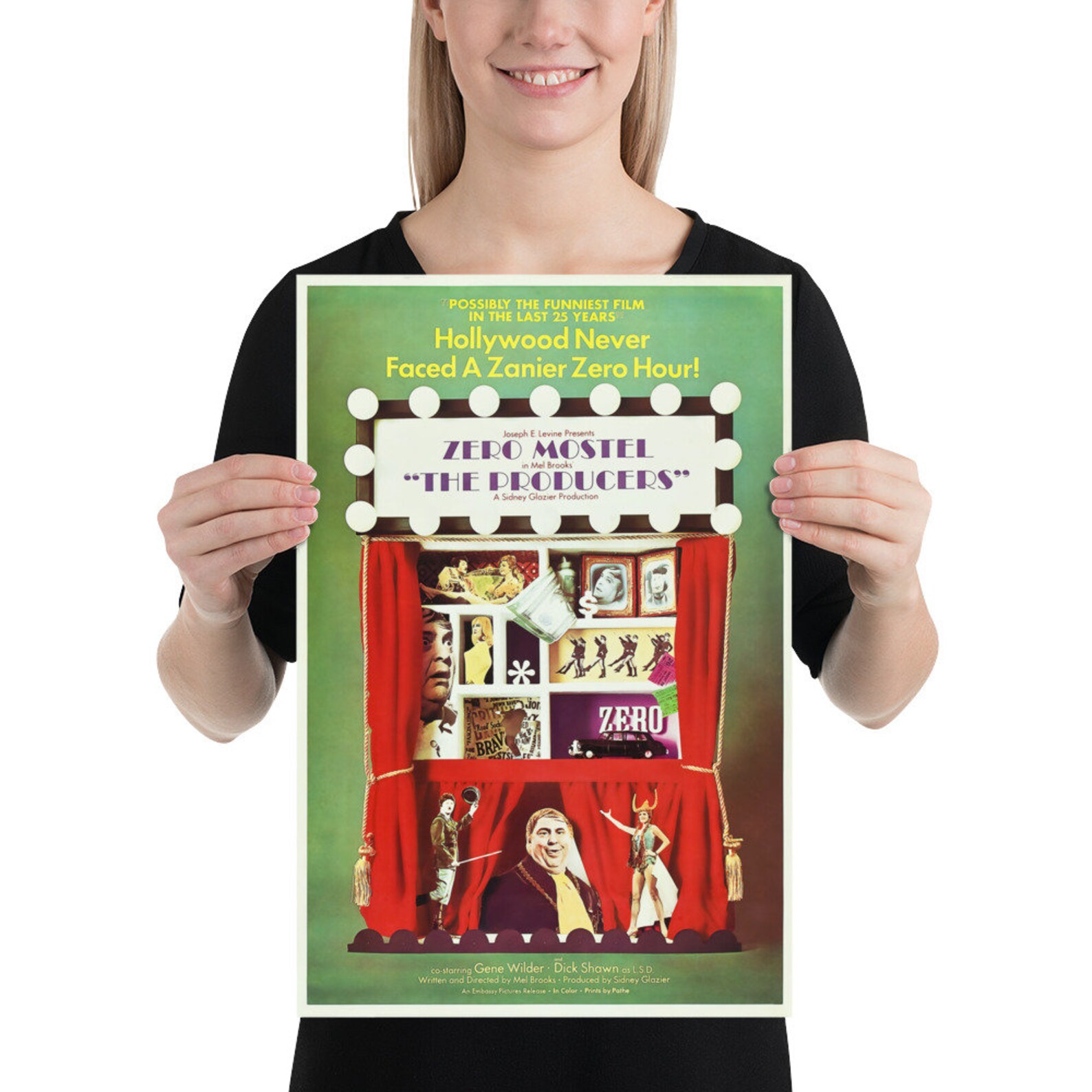 The Producers (1967) Vintage Movie Poster - Etsy