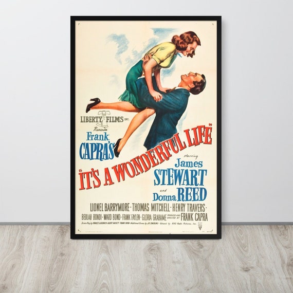It's a Wonderful Life 1946 Vintage Movie Poster | Etsy