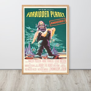 Forbidden Planet (1956) Vintage Movie Poster - Etsy
