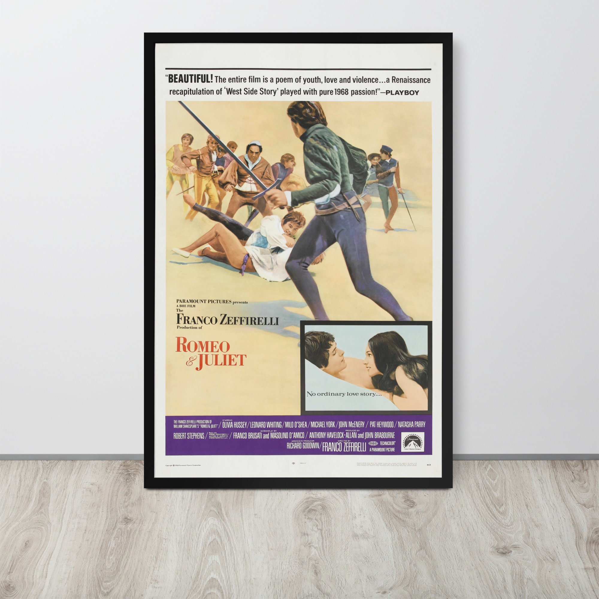 Romeo and Juliet (1968) Vintage Movie Poster - Etsy