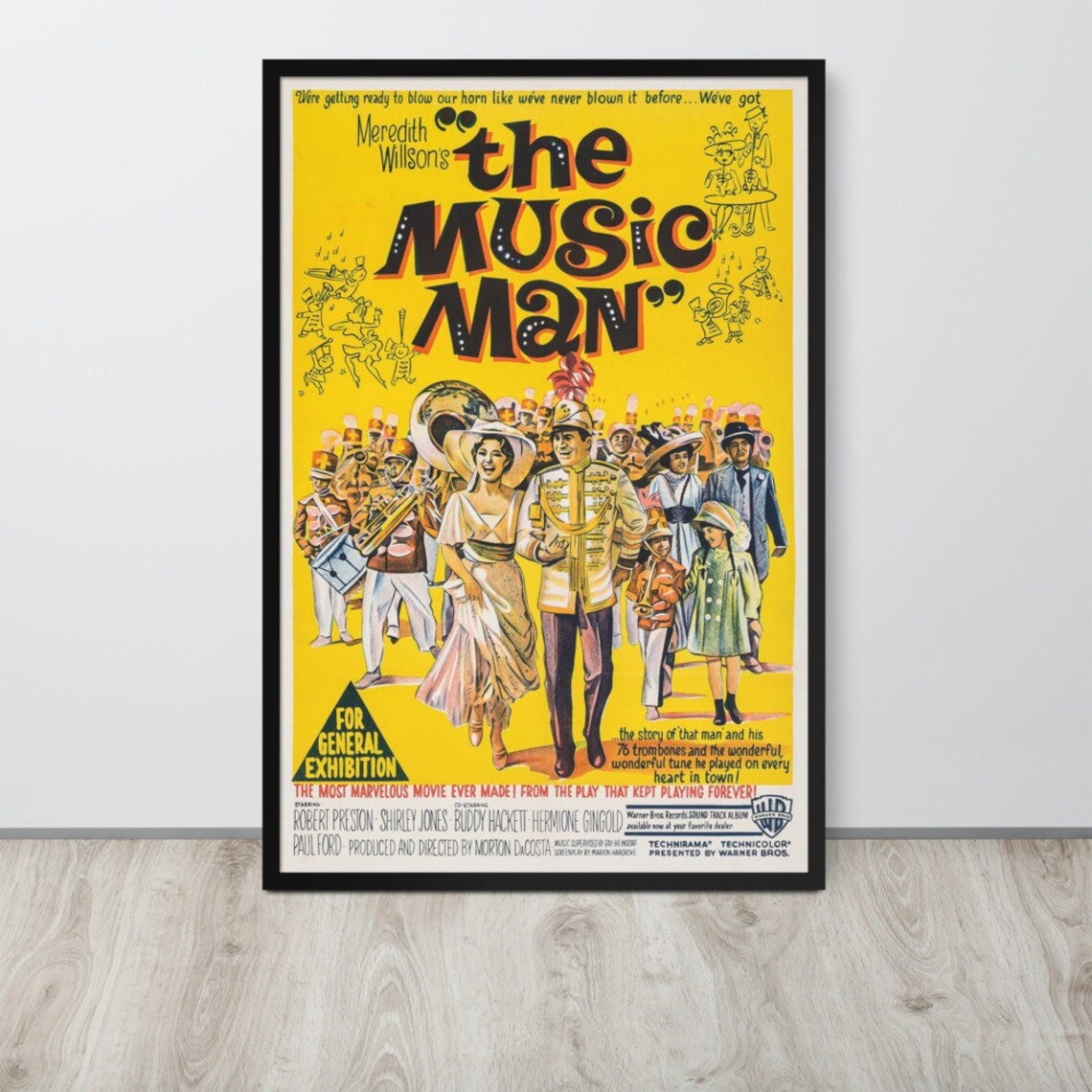 The Music Man 1962 Vintage Movie Poster - Etsy