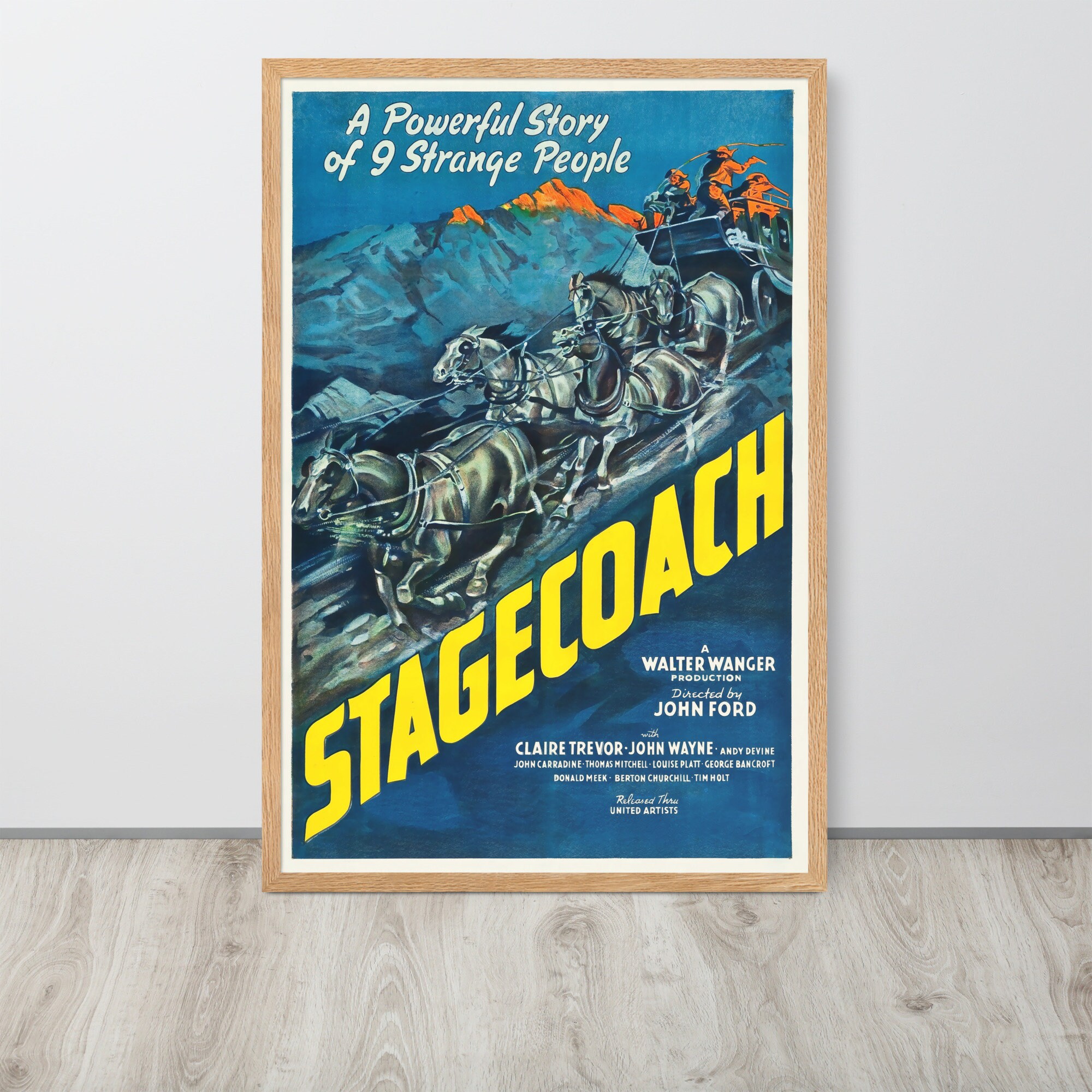 Stagecoach (1939) Vintage Movie Poster - Etsy