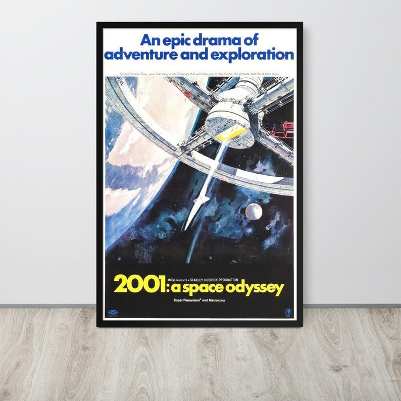 2001: A Space Odyssey (1968) Vintage Movie Poster - Etsy