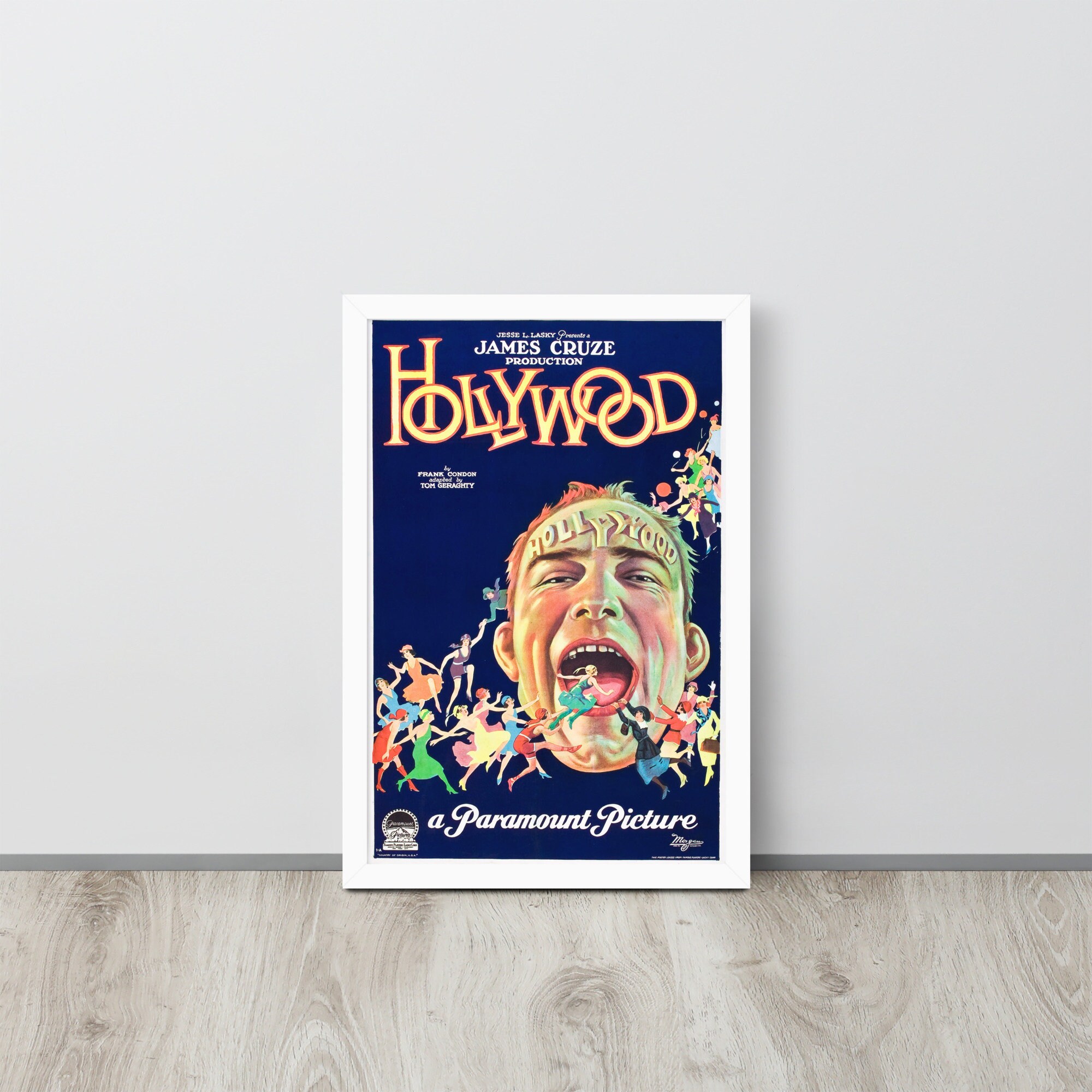 Hollywood 1923 Vintage Movie Poster - Etsy