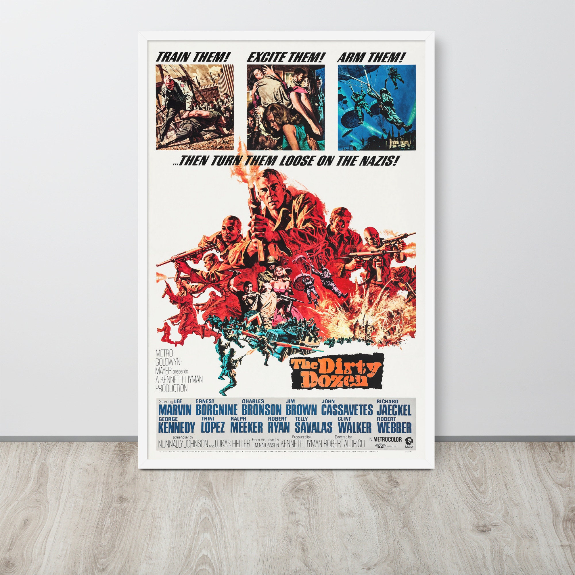 The Dirty Dozen (1967) Vintage Movie Poster - Etsy