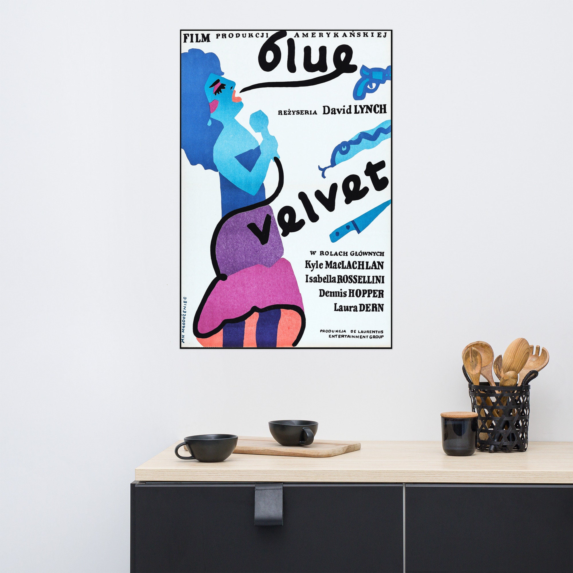 Blue Velvet Poster Polish