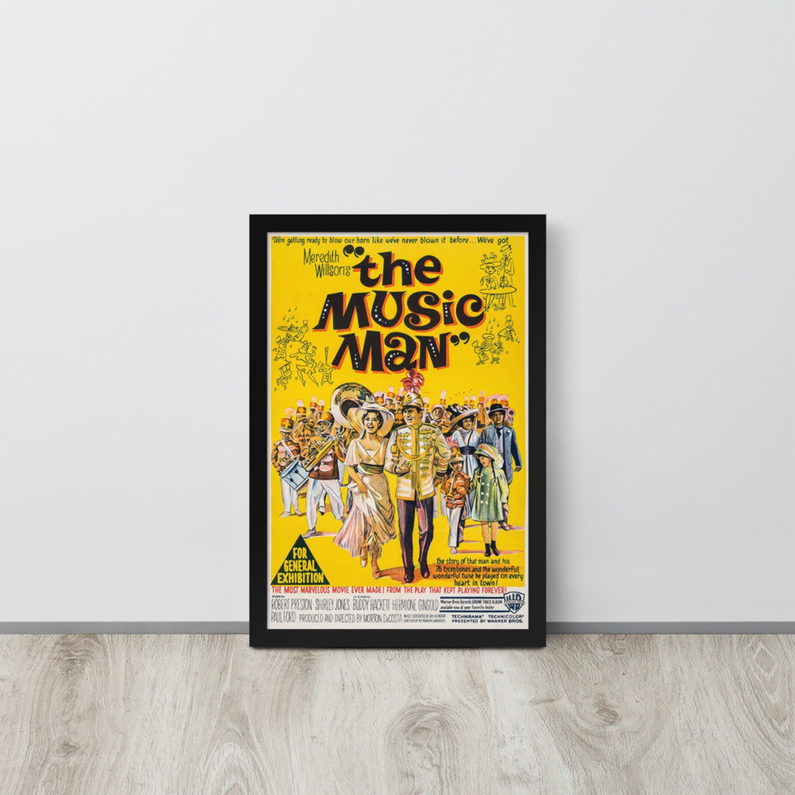 The Music Man 1962 Vintage Movie Poster - Etsy