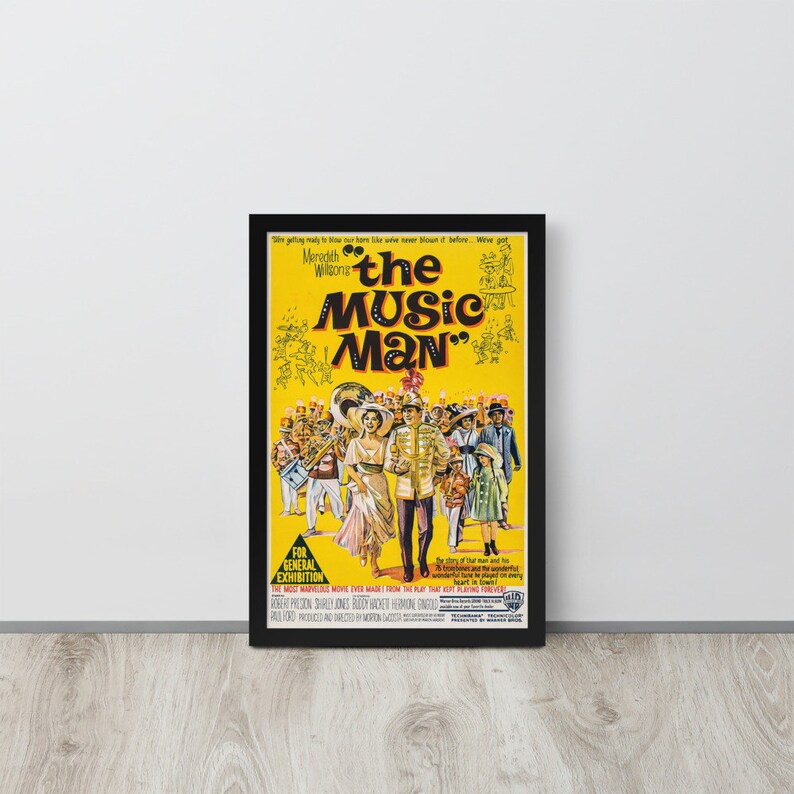The Music Man (1962) Vintage Movie Poster - Etsy