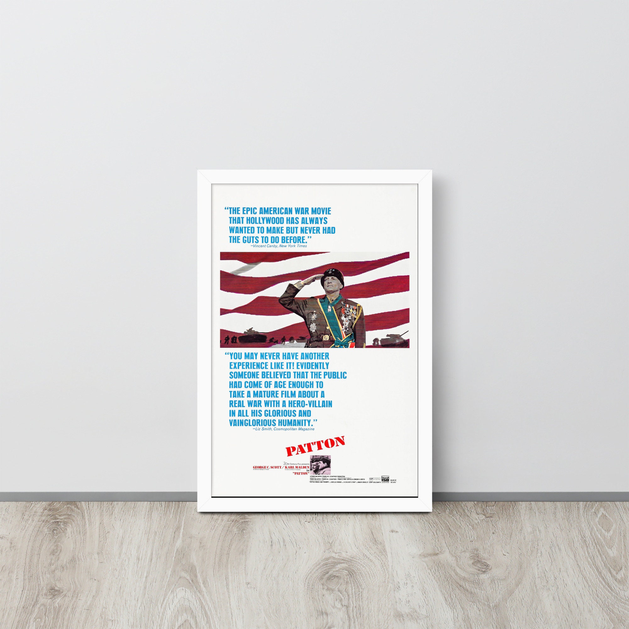 Patton 1970 Vintage Movie Poster - Etsy