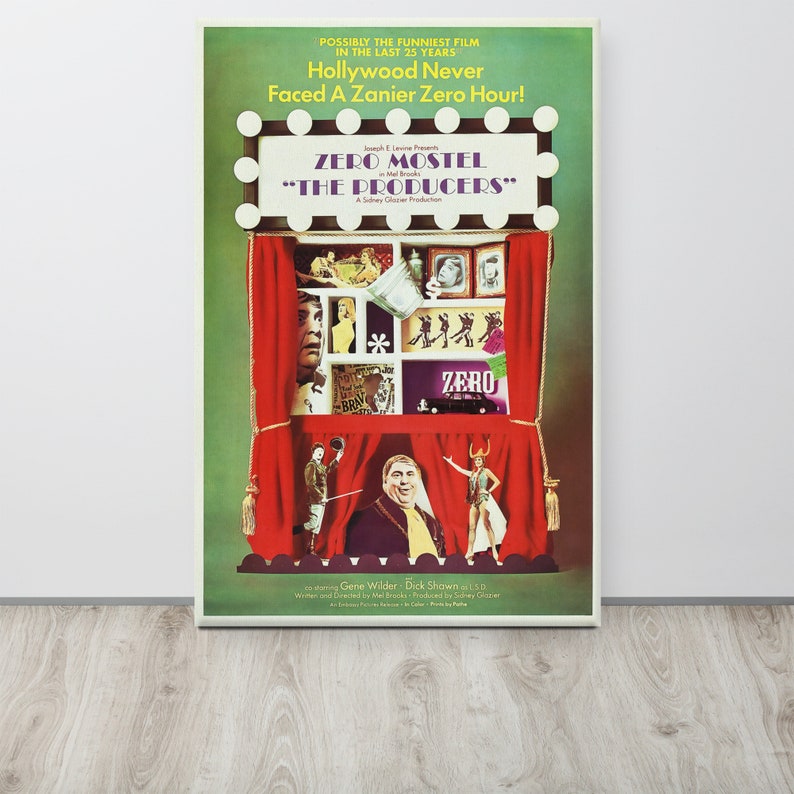 The Producers (1967) Vintage Movie Poster - Etsy