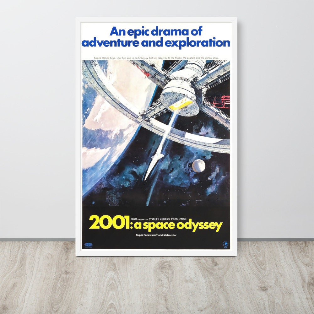 2001: A Space Odyssey 1968 Vintage Movie Poster - Etsy