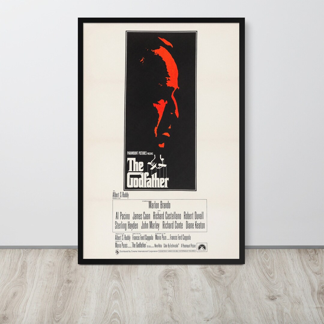 The Godfather (1972) Vintage Movie Poster - Etsy