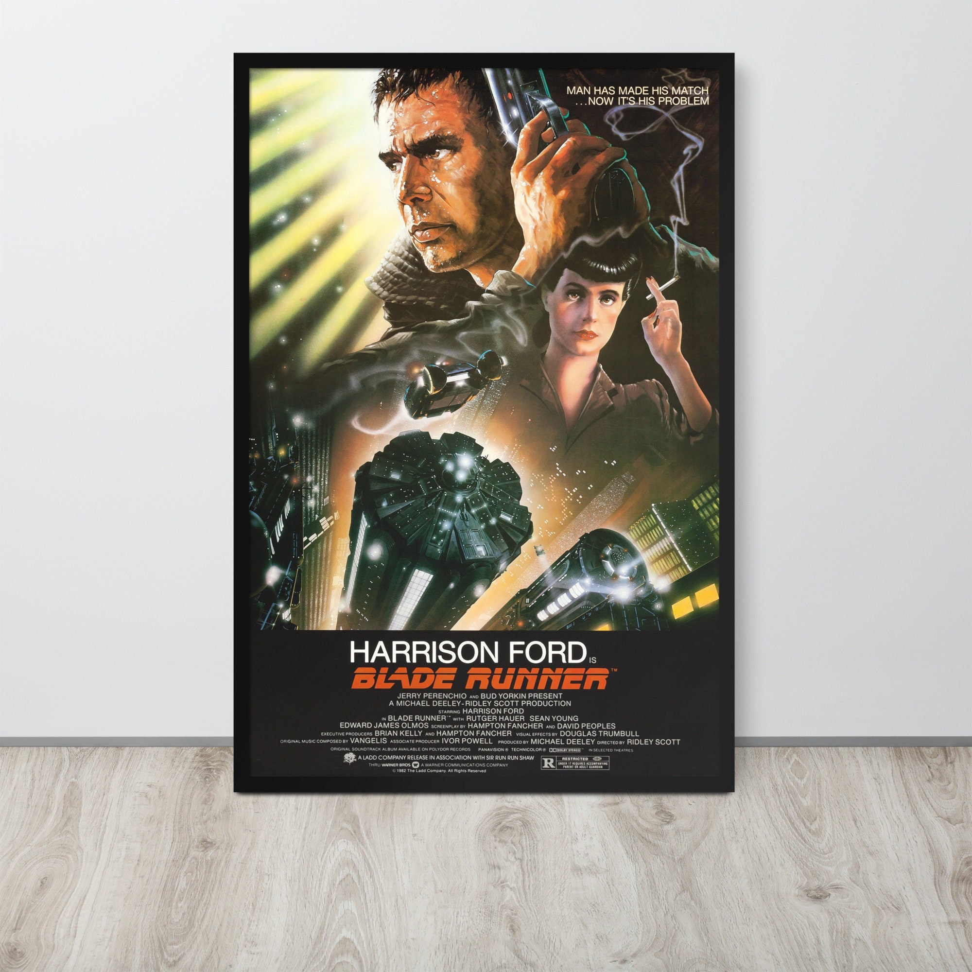 Blade Runner (1982) Vintage Movie Poster - Etsy