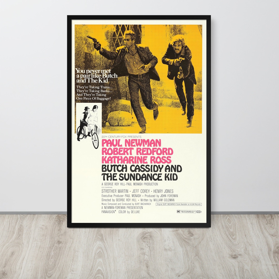 Butch Cassidy and the Sundance Kid (1969) Vintage Movie Poster - Etsy